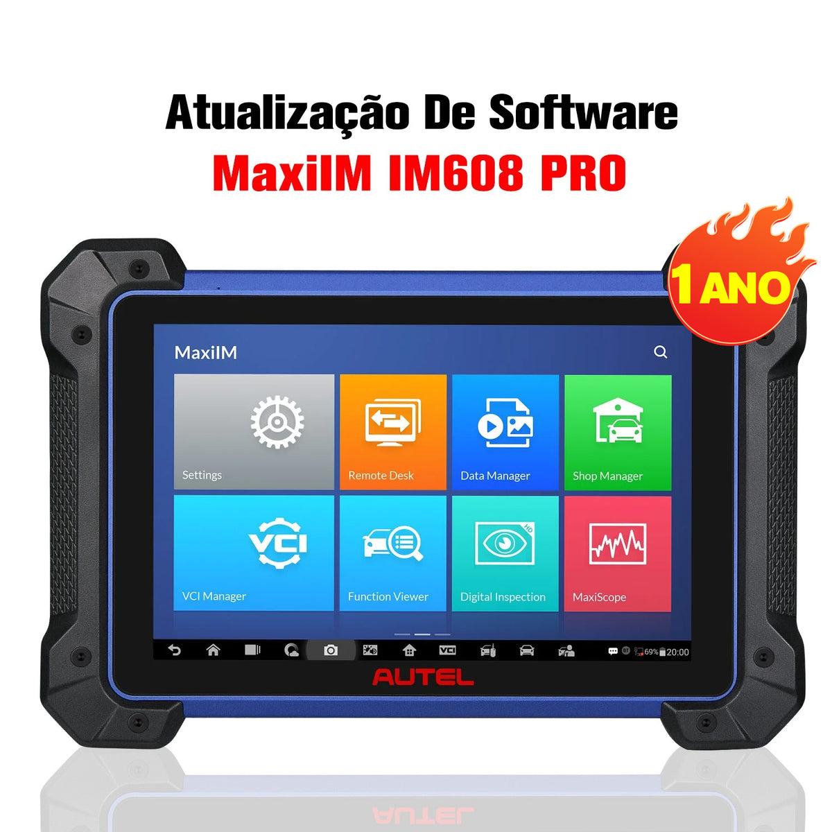 Atualização de Software de 1 Ano Autel MaxiIM IM608 Pro- Autel Brasil